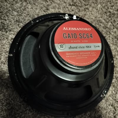 Eminence GA12-SC64 12" 40-Watt 8 Ohm Replacement Speaker | Reverb