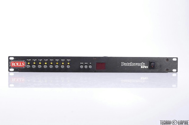 ROLLS RP93 Rack Pedal Effects Switcher Looper Patch Bay | Reverb