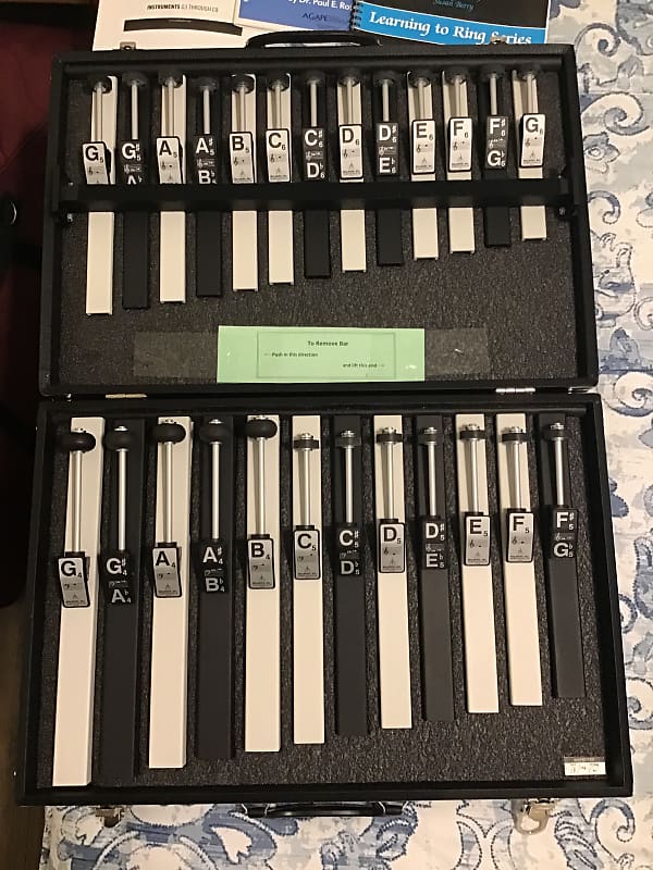 Malmark Handbells “Choirchimes” 2000-2010’s - Black and white | Reverb