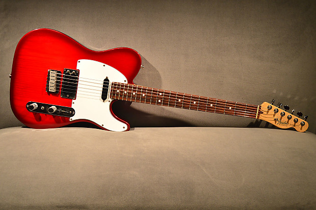 1994 Fender American Telecaster Plus Guitar Red Lace Sensor | Reverb