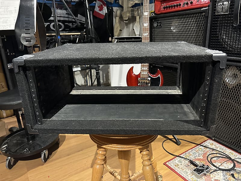 Unknown 4 Space Studio Rack Case - Black | Reverb