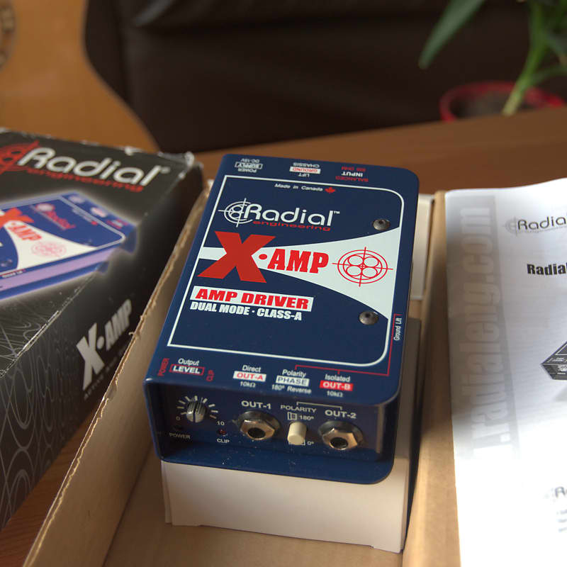 Radial X-Amp Active Reamper - Blue | Reverb UK