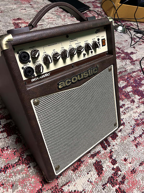 Acoustic A20 Wedge Acoustic Guitar Amplifier 2023 - Brown | Reverb
