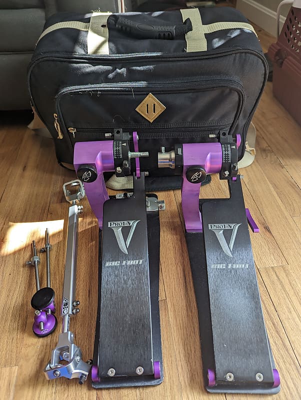 Trick Pro 1V Direct Drive Double Bass Pedals w/ ACD Unlimited | Reverb