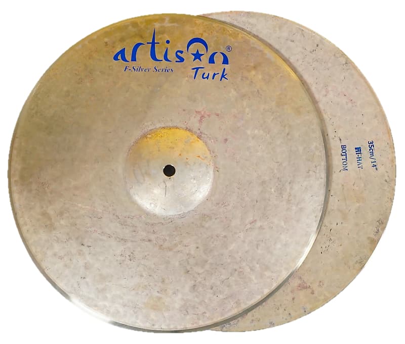 Artisan-Turk Cymbals 14" F-Silver Hi-Hat | Reverb