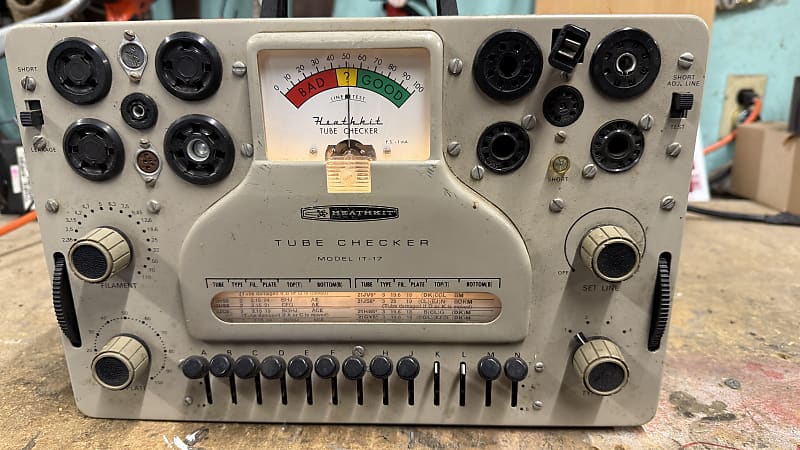 Heathkit Tube checker 1960s - Natural | Reverb