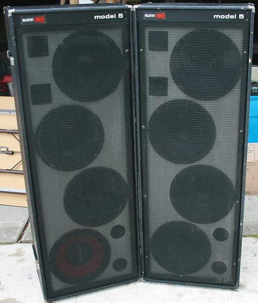 Sunn Model 5 4-12 Speaker Columns 'PAIR' | Reverb