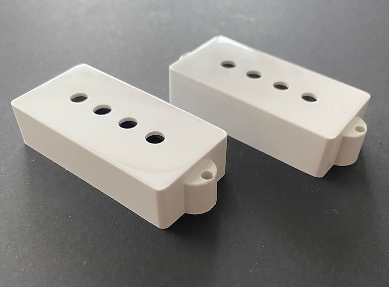 Allparts White P-Bass Pickup Covers 2022 - White | Reverb