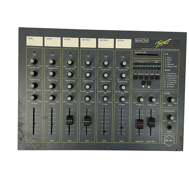 Used Simmons TRIXER Vintage Drum Machine | Reverb