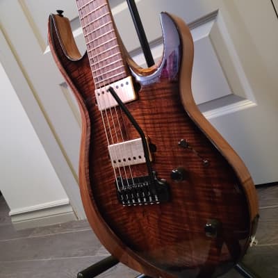 Kiesel Neck-thru Aries 2021 - Flamed Koa gloss | Reverb