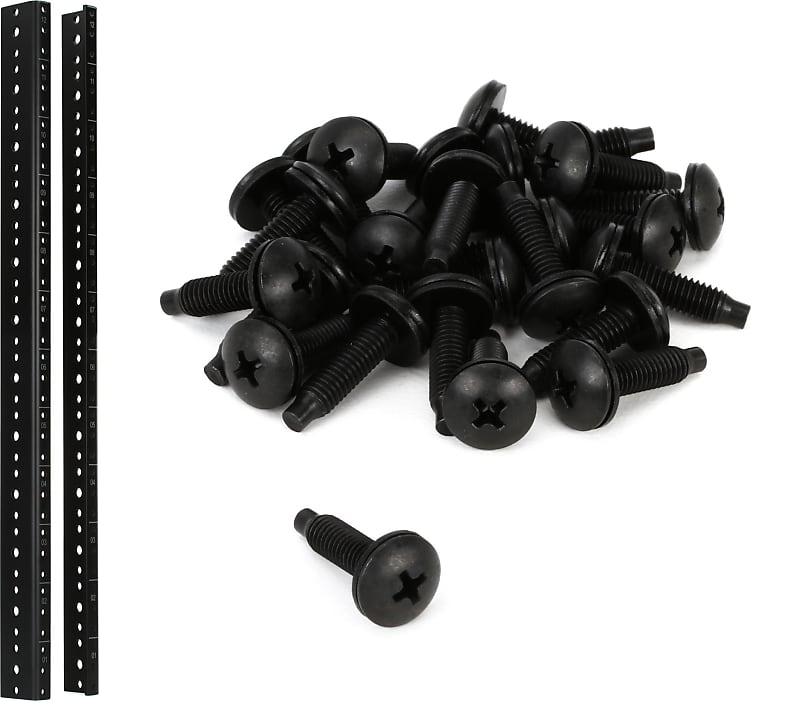 Gator GRW-RACKRAIL-12U Rack Rails - 12U Pair Bundle with | Reverb