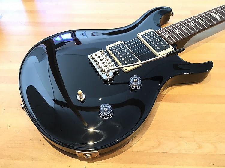 PRS CE 24 Custom Colour All Black, Blackout Neck + PRS | Reverb France
