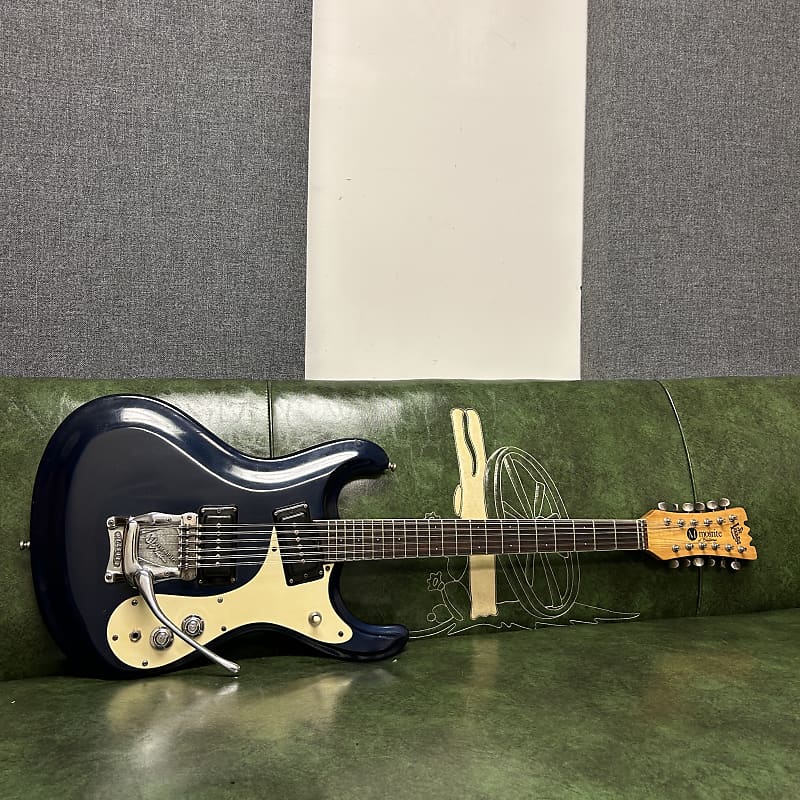 Mosrite Ventures XII 1966 - Ink Blue (Custom Color) | Reverb