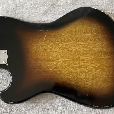 1960’s Victoria Loaded Bass Body Working Pickups Tobaccoburst | Reverb