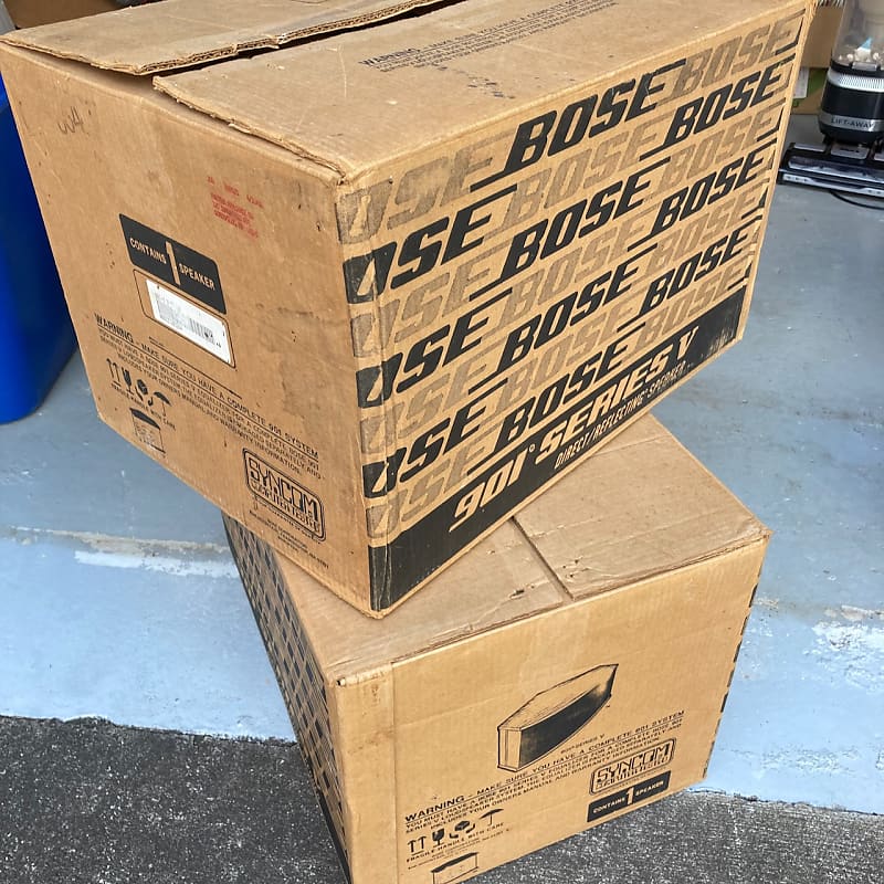 Bose 901 Series V Speaker BOXES with inserts. No Speakers. | Reverb