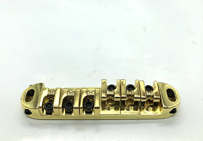 Dual Locking Roller Bridge Gold | Reverb