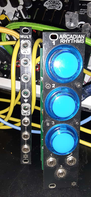 Synthrotek Arcadian Rhythyms and Mult 2021 - Blue LED | Reverb