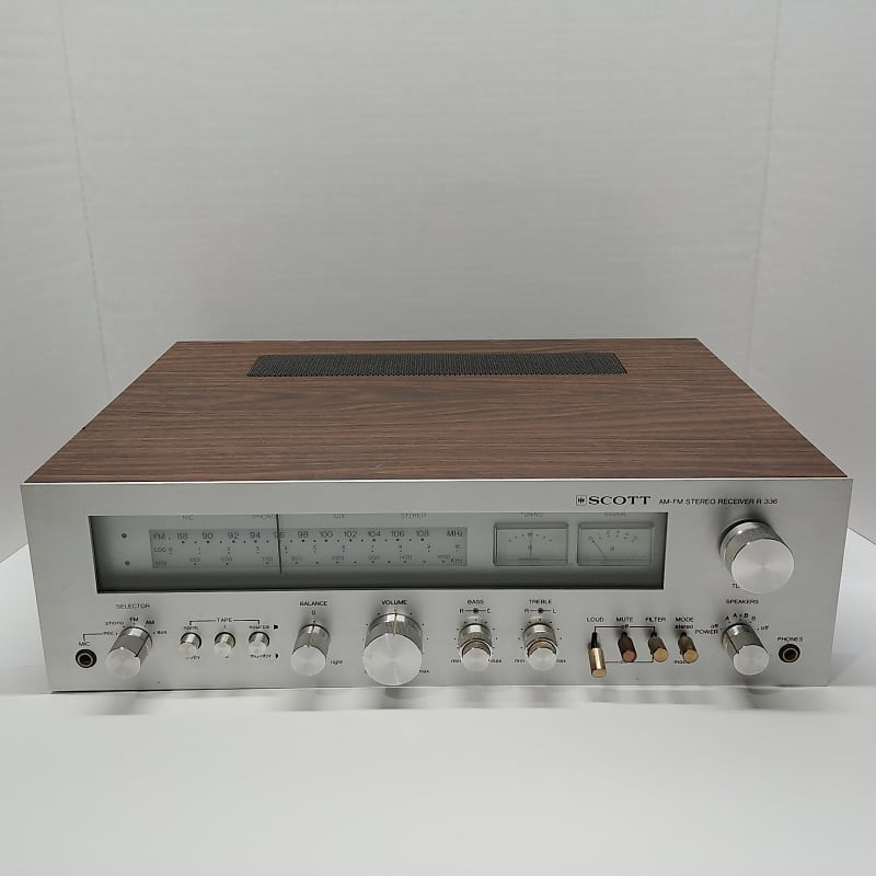 Vintage 1978 Scott R336 HI-FI Stereo Receiver / Amplifier | Reverb