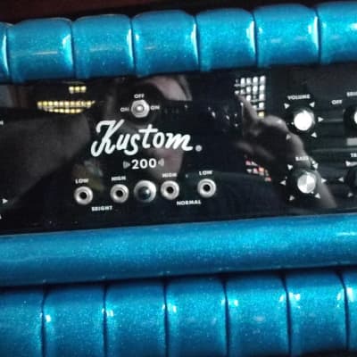 Kustom K-200 AMPLIFIER 1967 - BLUE TUCK & ROLL | Reverb