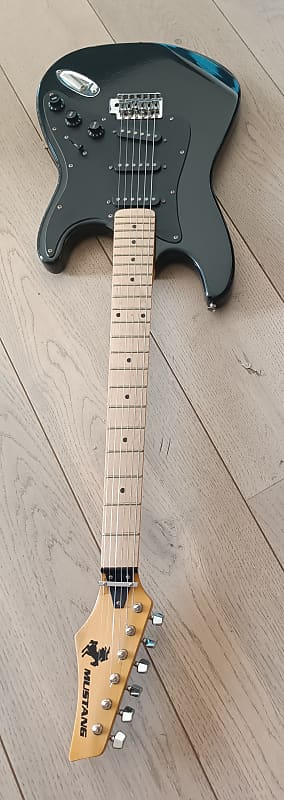 Sunn Fender Mustang Stratocaster 1980s - Black | Reverb Australia