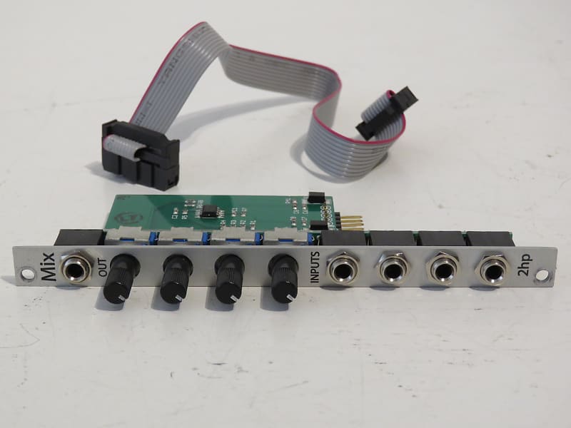 2hp Mix 4-Channel Mixer for Eurorack Synthesizer Module | Reverb UK
