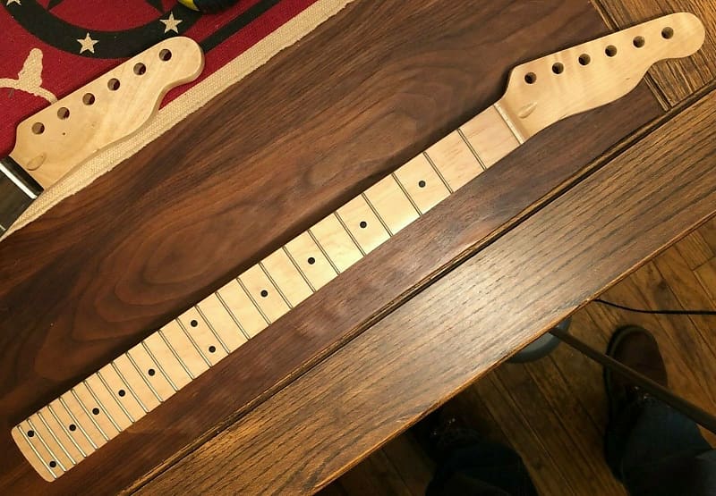 24 Fret Tele Style Electric Guitar Neck Rosewood Fingerboard | Reverb