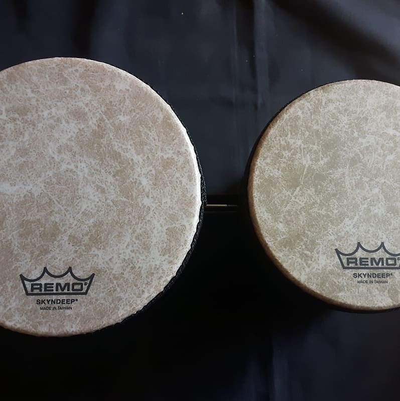 New Remo BG-5300 Pre Tuned Bongo's Black | Reverb