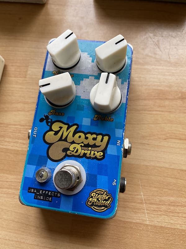 Underfluked Moxy drive overdrive pedal 2019 Blue | Reverb