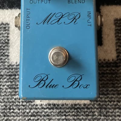 1975 MXR Blue Box Fuzz Octave SCRIPT LOGO Led Zeppelin | Reverb