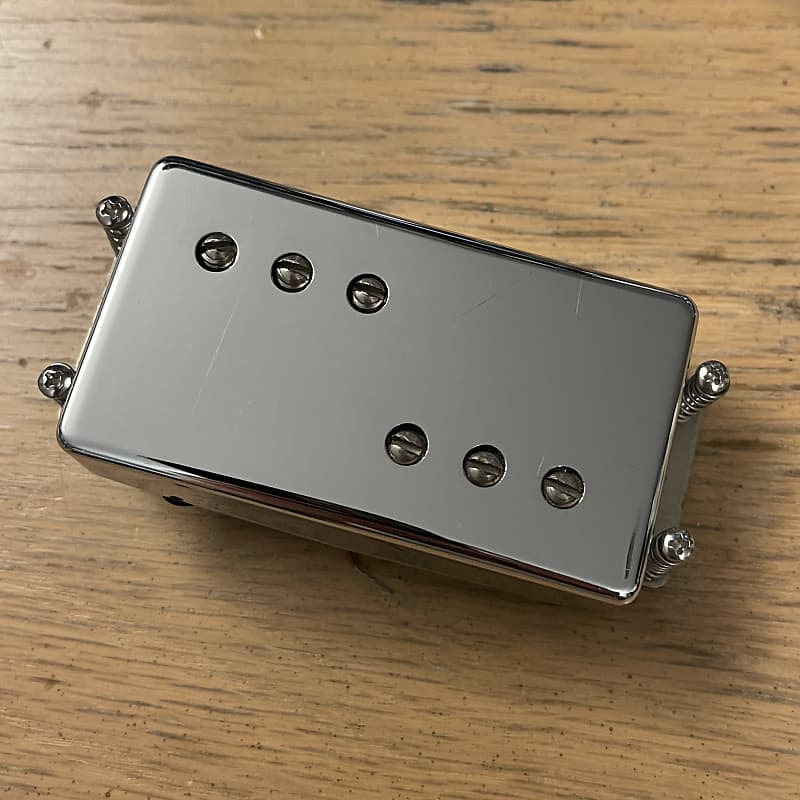 Fender Reissue Blank Chrome Wide Range Humbucker Neck Bridge | Reverb