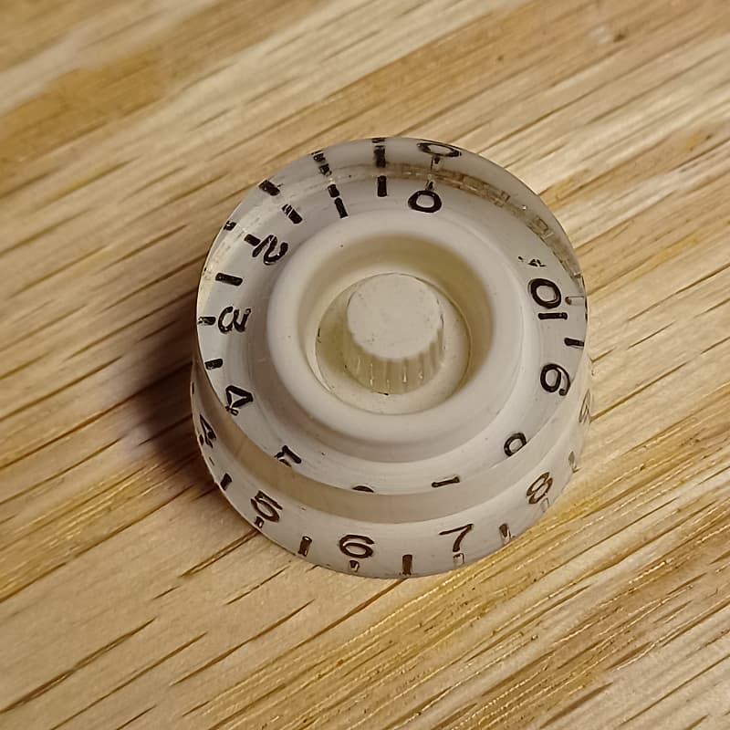 Gibson Speed Knob late 70s-ish - White | Reverb