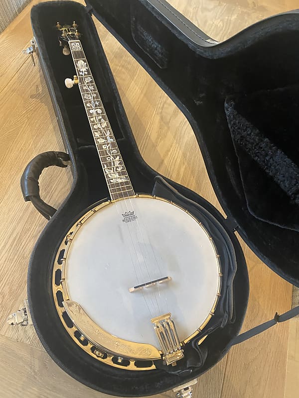 Ashbury Tree of life Figured Woods Banjo | Reverb
