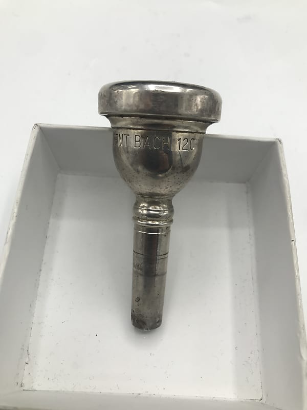Vintage Vincent Bach 12C Trombone Mouthpiece Tenor - Silver | Reverb
