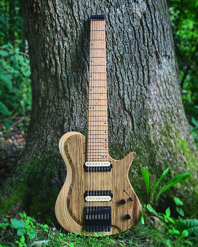Kiesel Zeus 8 2020, Swamp Ash, Black Limba | Reverb