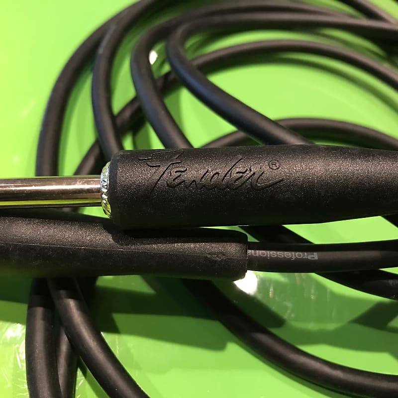 USA Fender Logo *10' GUITAR CORD CABLE, Strat Tele | Reverb