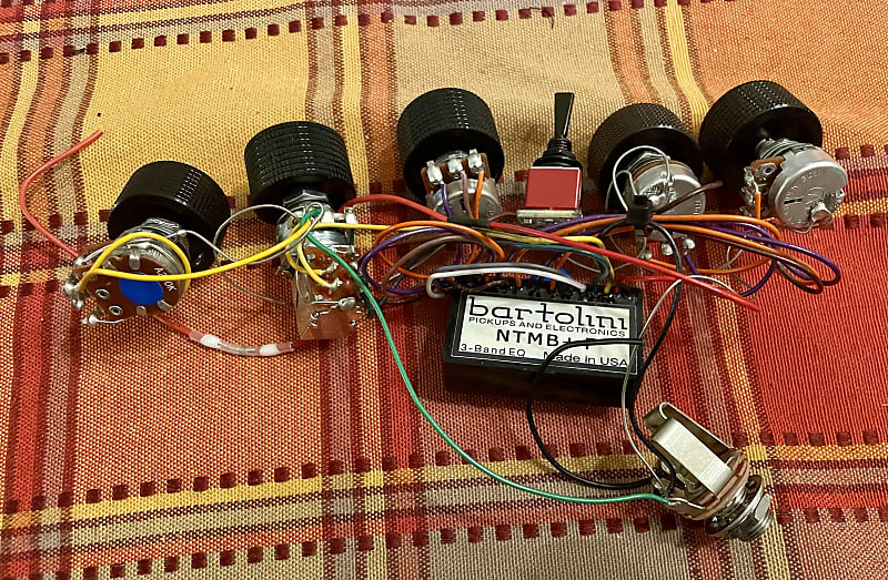 Bartolini 3 Band NTMB+F H.R-5.4AP/918 Onboard Bass Preamp | Reverb