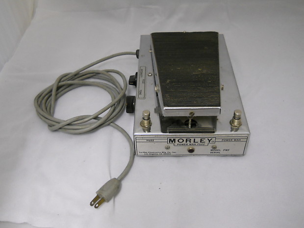 Vintage Morley PWF Power Wah Fuzz Guitar Effects Pedal Tel | Reverb