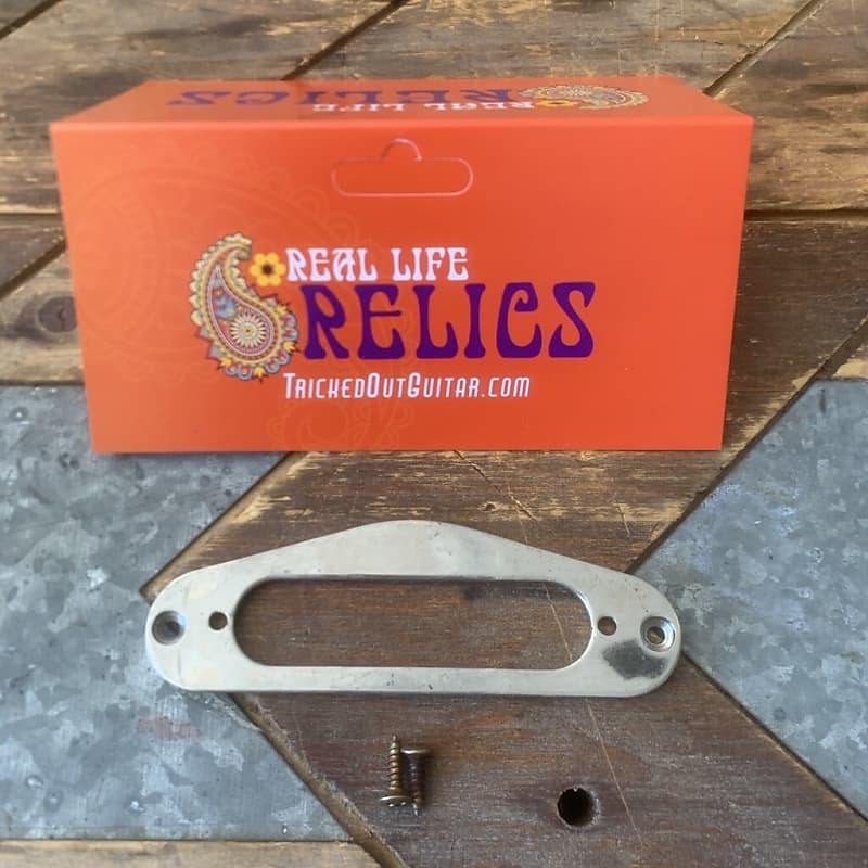Real Life Relics Nickel Telecaster® Neck Pickup Ring [AB6] | Reverb UK
