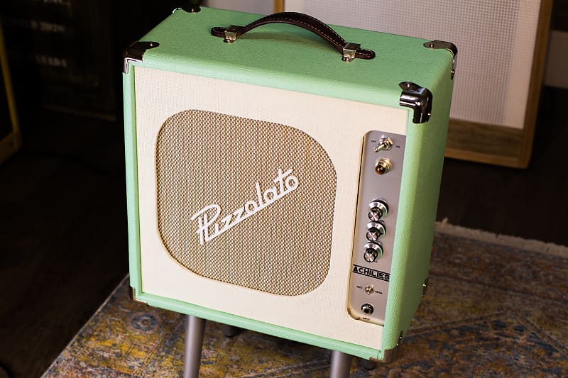 Pizzolato Amplifiers Achiles 2022 Seafoam green tolex | Reverb