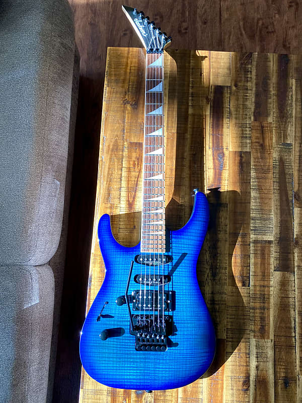 Jackson DK2 Mid 90s - Light Blue transparent | Reverb