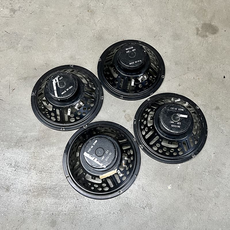 Fender CTS super reverb speakers 1964 Ceramic pre cbs Re-cone | Reverb