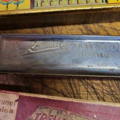 1950's Vintage Pair of Double Reed Harmonicas Opera Hugo | Reverb