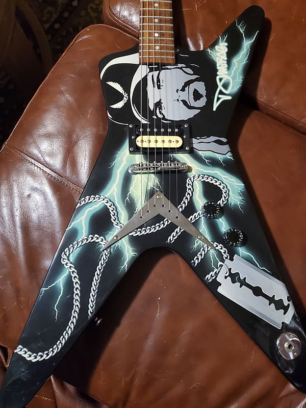 Dean ML Dime Tribute Black With Graphics | Reverb