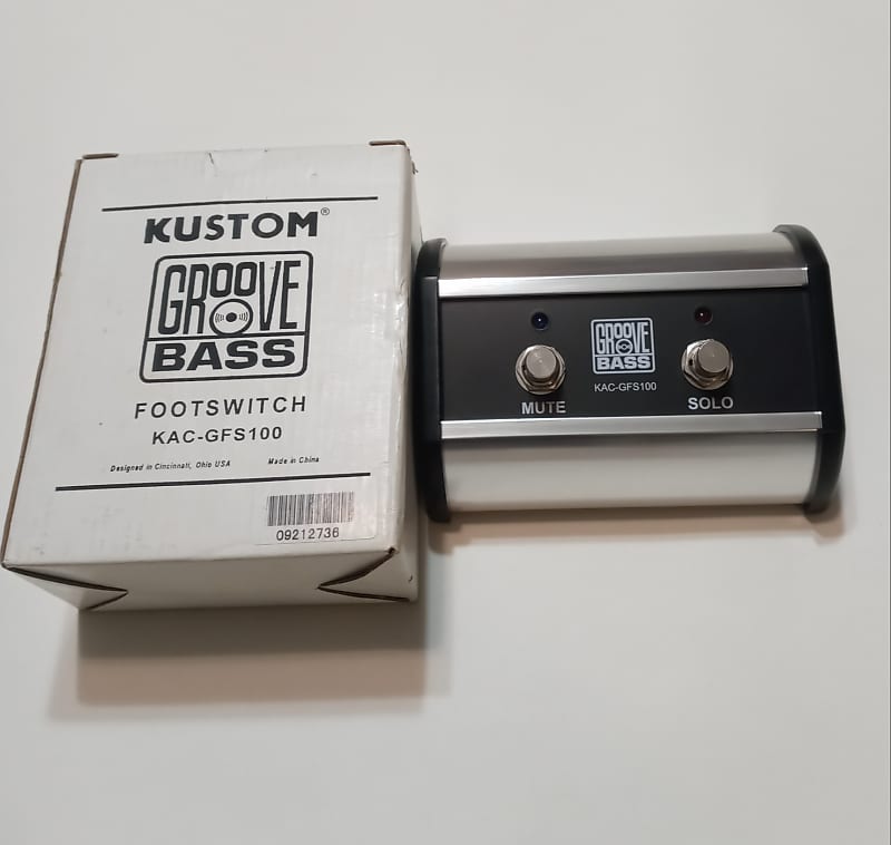 Kustom Groove Bass Amp Control Mute,Solo FootSwitch/Pedal | Reverb