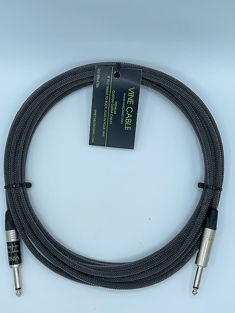 Vine Cable 20 Feet Straight Silver/Straight Silver - Carbon - | Reverb