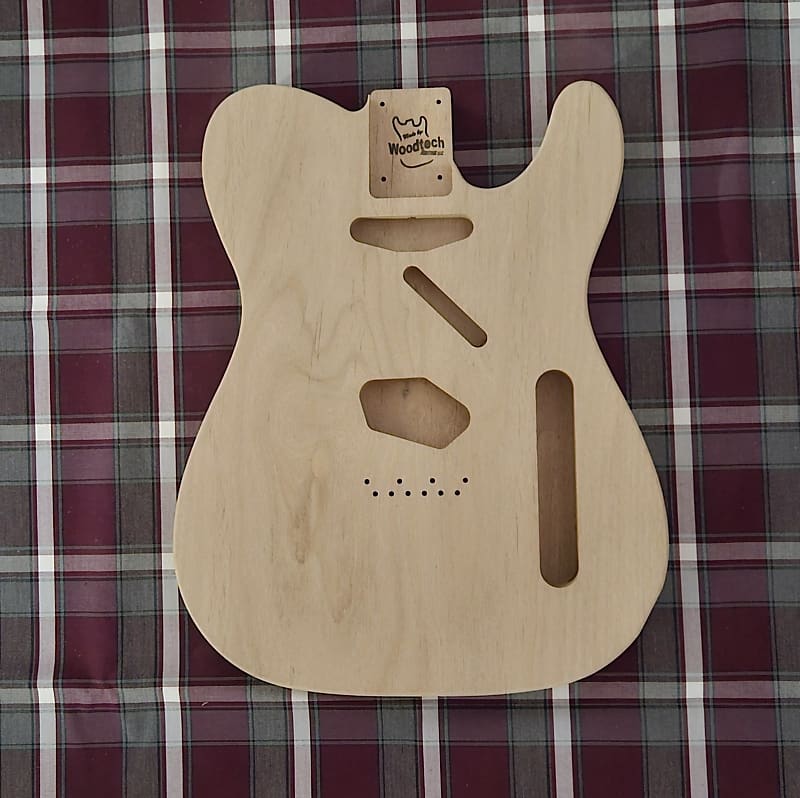 Woodtech Routing - 2 pc Alder Telecaster Body - Unfinished | Reverb