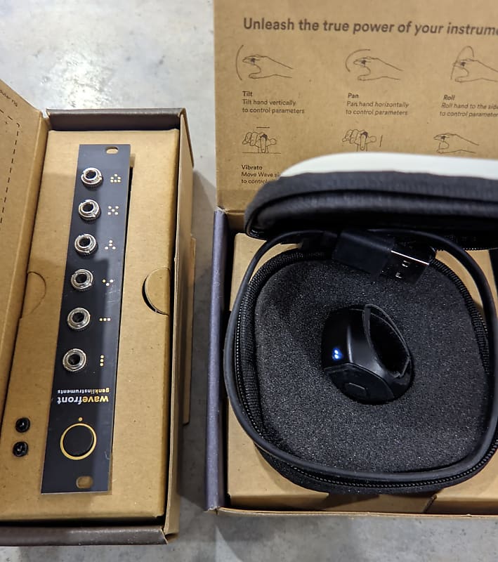 Genki Wave ring and Wavefront Eurorack Module | Reverb