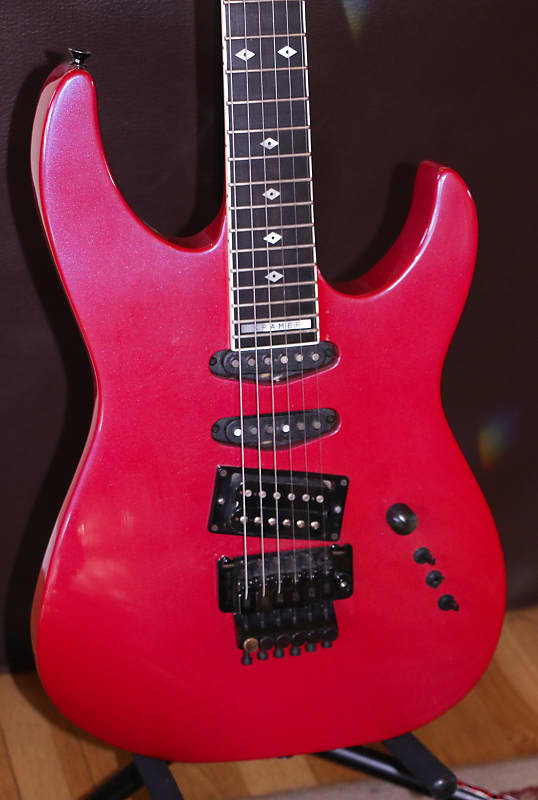 Kramer Stagemaster Custom HSS Flip Flop Red/Pink | Reverb