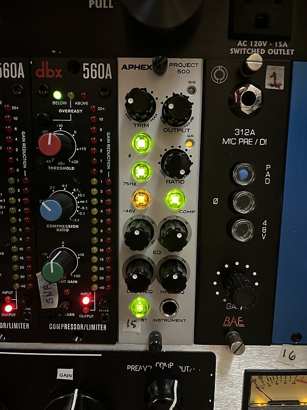 Aphex Project 500 Class A Channel Strip Made In USA Jensen | Reverb