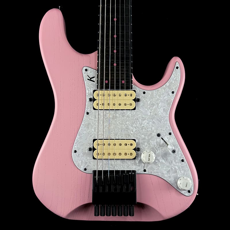 Kiesel Headless Delos 7 - Light Pink Raw Tone Satin | Reverb